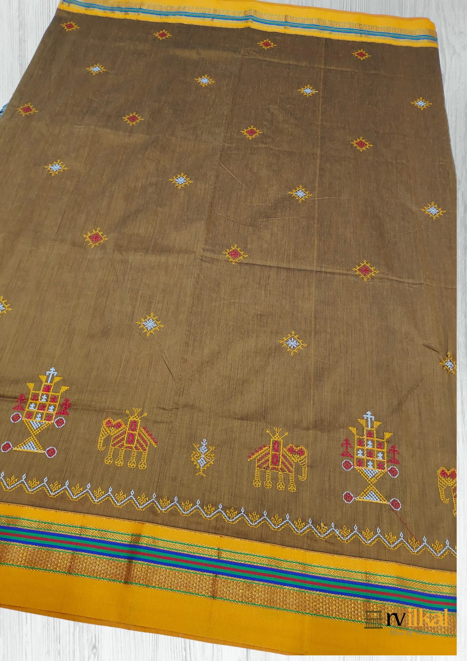 Kasuti Work Ilkal Sarees Archives - RV Ilkal Sarees